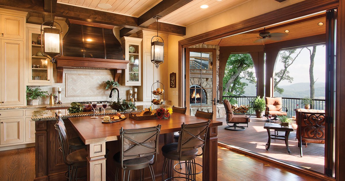 A Grand Cottage - Carolina Home & Garden | Morgan-Keefe Builders